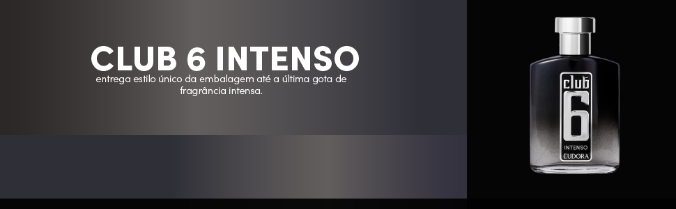 Eudora Club 6 Intenso Desodorante Colônia 95ml | Amazon.com.br