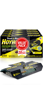 Amazon.com : HOY HOY Mice & Flies Glue Trap Paper - 50 Traps [1 Pack] Ready-to-Use Super Strong ...