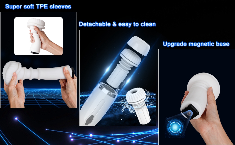 Amazon.com: Automatic Male Masturbator with One-Click Burst, 5 Thrusting & Vibration Modes ...