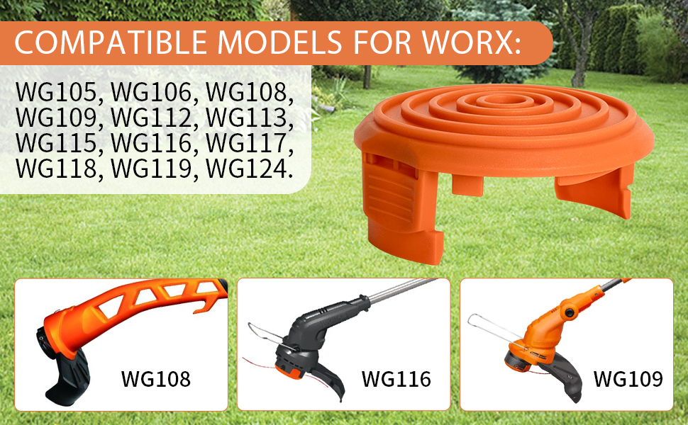 Amazon.com : AOIT 50019417 WA0007 Weed Eater Replacement Spools Cap Covers, 50022833 Trimmer ...