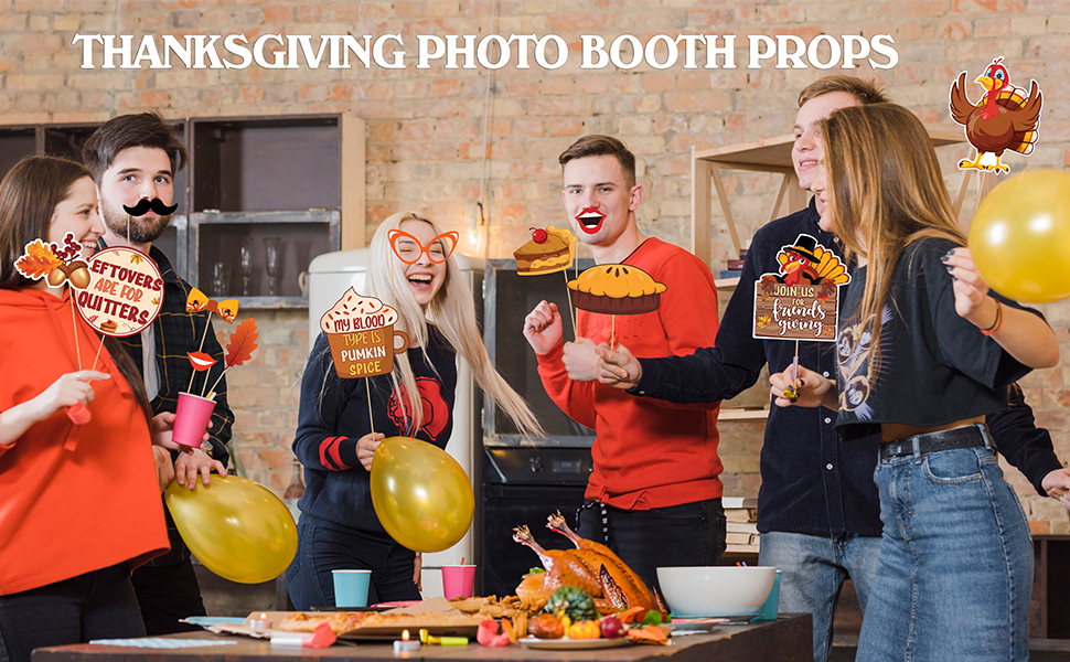 Amazon.com: KatchOn Happy Fall Photo Booth Props - Pack of 36 ...