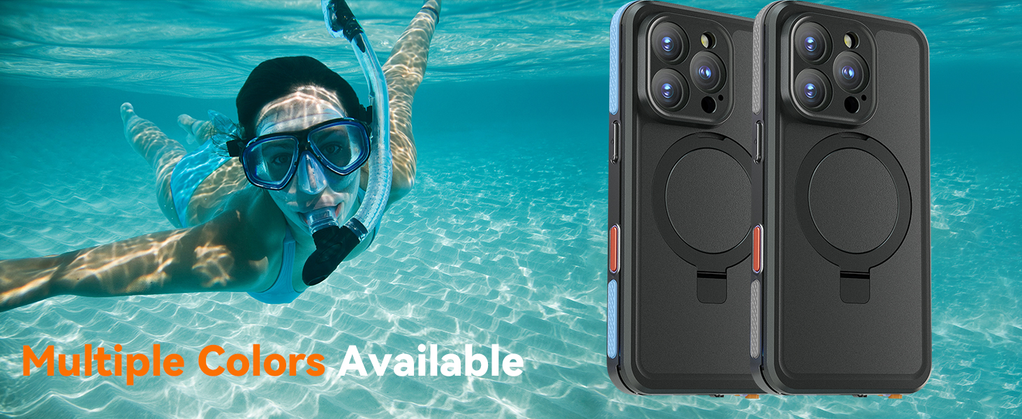 Amazon.com: Oterkin Waterproof for iPhone 16 Pro Max Case fit for Magsafe[IP68 Underwater ...