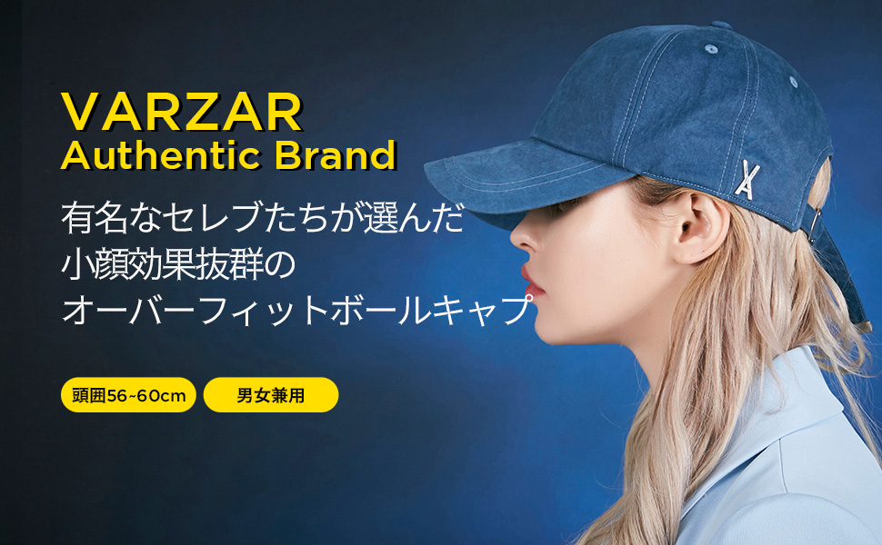 Amazon | [VARZAR] OG Fit over fit washing ball cap Navy | 帽子 通販