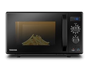 Toshiba MW2-AG23PF(BK) Mikrowelle / 3-in-1 Mikrowelle mit Grill & Kombi-Funktion/Freistehend ...
