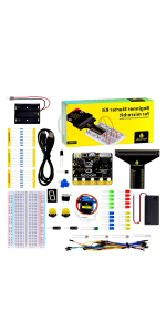 KEYESTUDIO BBC Micro:bit Stater Kit Compatible with Microbit V1, V2 (Excluding Microbit Board ...