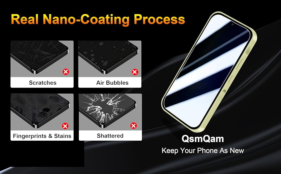 Amazon.com: QsmQam 3 Pack Screen Protector for Samsung Galaxy A35 + 3 Pack Camera Lens Protector ...