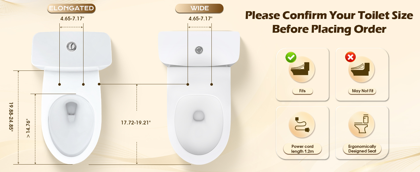 iliD Smart Max Bidet Toilet Seat, Electric Elongated Ecoseat with Four Cleaning Modes, Auto Open ...