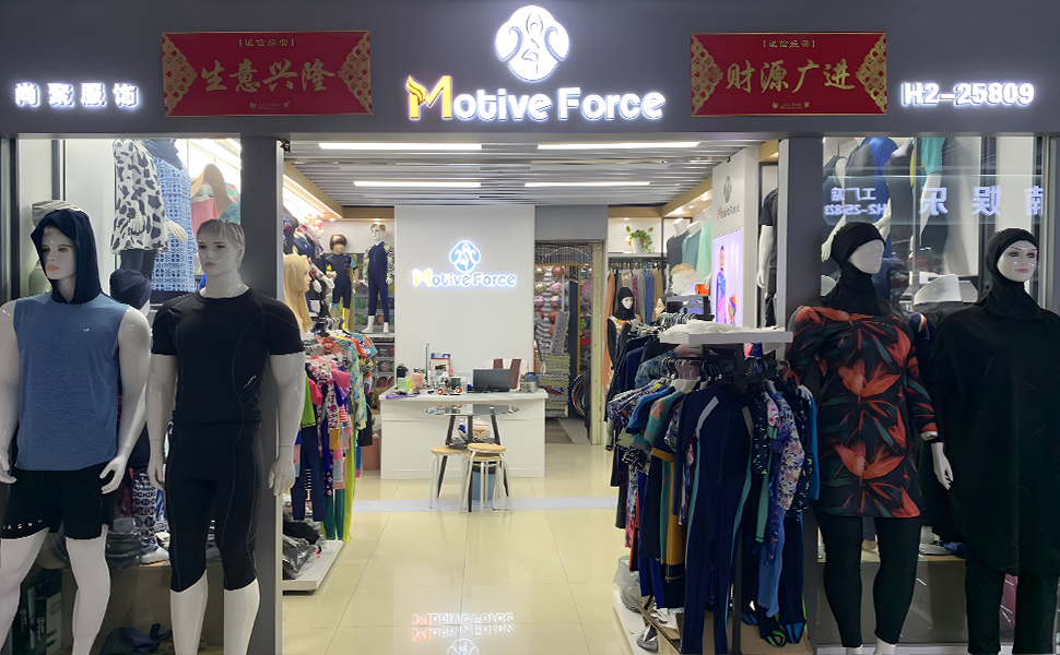 MOTIVE FORCE Muslim Swimsuit Womens Full Coverage Full Body Swimwear Islamic Arabic Long Sleeve ...