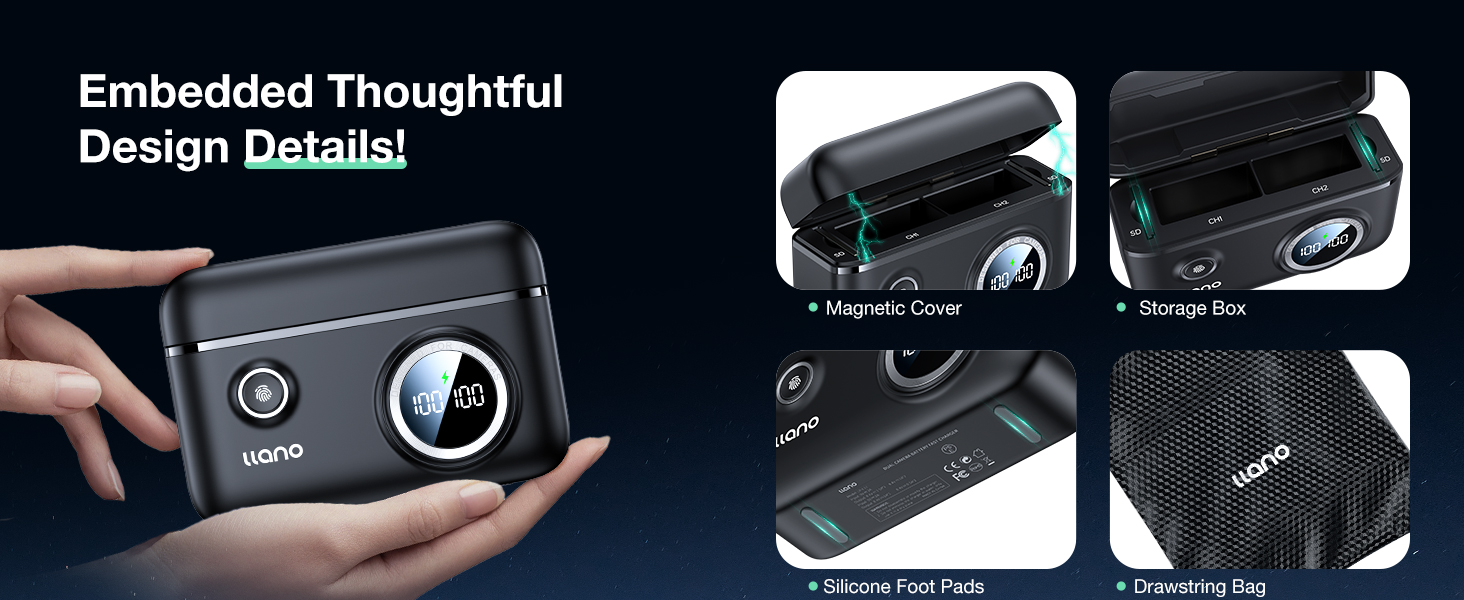 Amazon.com: llano 2-Pack LP-E12 USB-C Batteries and m50 Battery Dual Slot Charger for Canon EOS ...