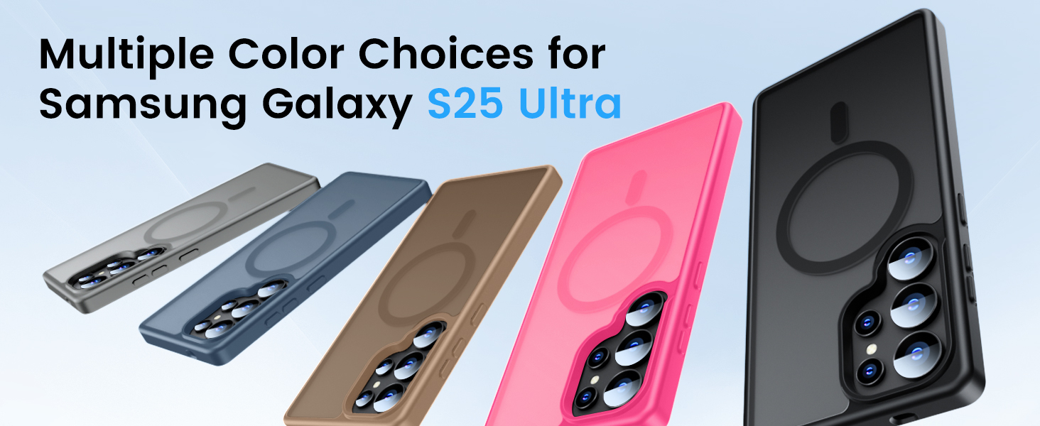 Amazon.com: LEKEVO Magnetic Case for Samsung Galaxy S25 Ultra Case [Compatible with Magsafe ...