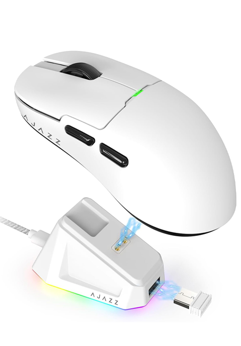 Amazon.com: ATTACK SHARK x Ajazz AJ159 Gaming Mouse,2.4G Wireless Gaming Mouse,56g Ultralight ...