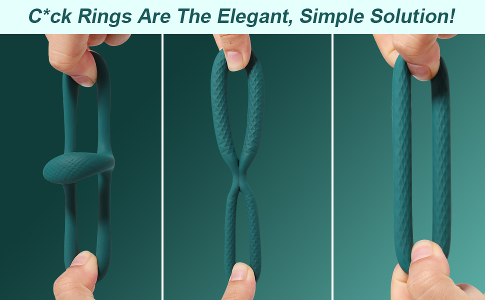 Amazon.com: Ssunnii Penis Ring 4 Pack Silicone Cock Ring with Different ...