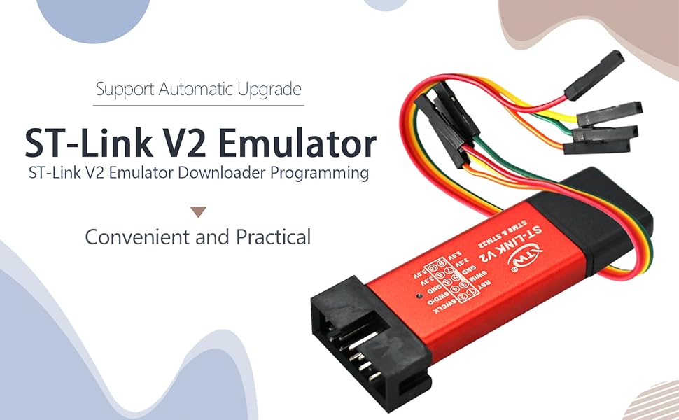 DIGISHUO ST-Link V2 Emulator Downloader Programmer STM32F103C8T6 STM8 ...