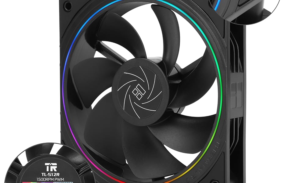 Amazon.com: Thermalright TL-S12R X3 Ventilador de CPU de 4.724 in, ventilador inverso ...