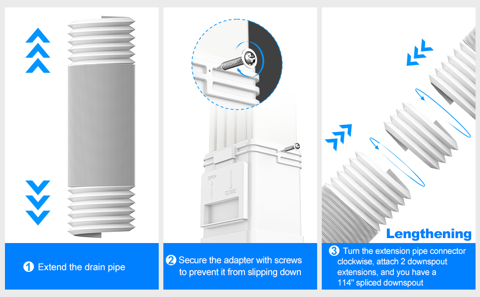Amazon.com : VA1KENE 2-Pack Leaf Filter with Rain Gutter Downspout ...