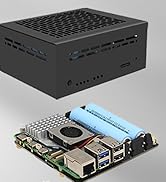 Geekworm NASPi Gemini 2.5 V2.0 Dual 2.5'' SATA HDD/SSD NAS Case Kit ...