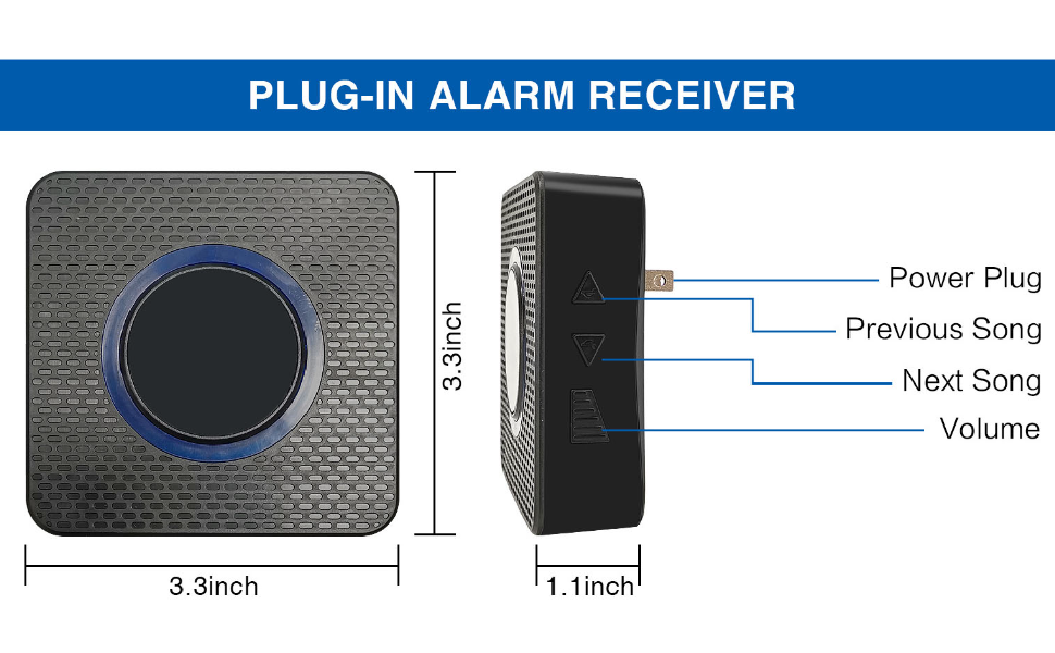 Amazon.com: Motion Sensor Door Chime, 129Db 12 LED Lights Waterproof Outdoor Doorbell Kit, Solar ...