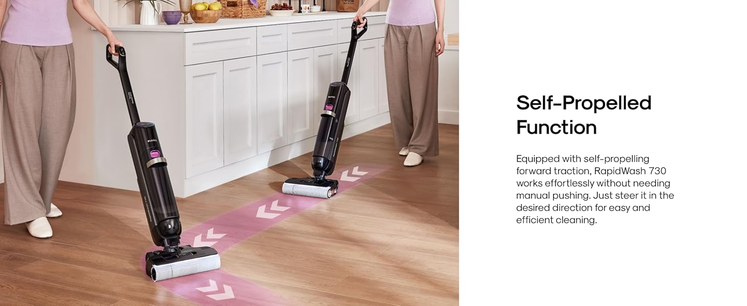 Amazon.com: Eureka Cordless Wet Dry Vacuum Cleaner and Mop,170° Reclinable,185°F Hot Air Self ...