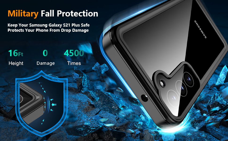 Amazon.com: AMILIFECASES Clear Samsung Galaxy S23 Plus Case with Screen Protector,Waterproof ...