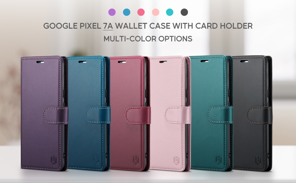 Amazon.com: FLIPALM for Google Pixel 7A(Non Pixel 7/7pro) Wallet Case with RFID Blocking Credit ...