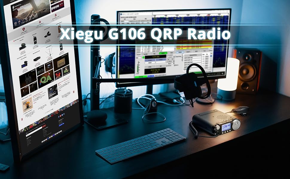 Xiegu G106 SDR HF-Transceiver, 5 W QRP-Radio, SSB CW AM WFM, unterstützt FT8: Amazon.de ...