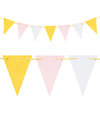 Amazon.com: jijAcraft 25PCS Black Pennant Flags, 16 Feet Pre-Strung ...