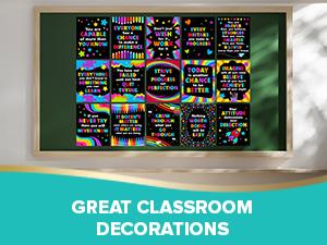 Amazon.com : 15 Motivational Posters for Classroom - 11x14in ...