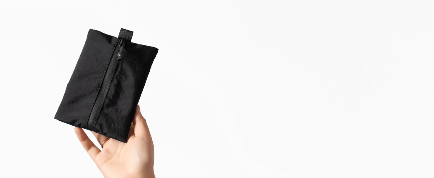 Amazon.co.jp: [ aso ]TOFTPOUCH LIGHT (タフトポーチ ライト) 耐水ポーチ 小型 小物入れ ガジェット コスメ 収納 ブラック マチなし Mサイズ tf ...