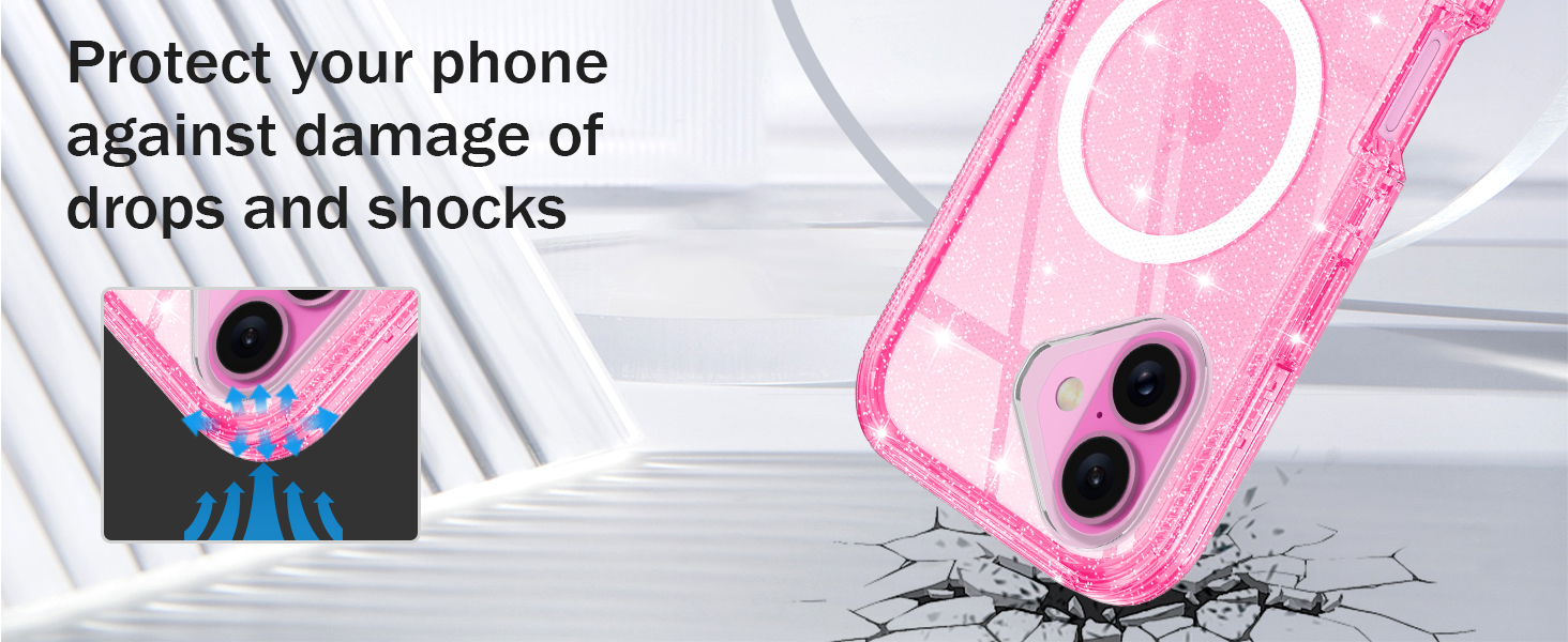 Amazon.com: I-HONVA for iPhone 16 Plus Case Clear [Non Yellowing] [Compatible with MagSafe ...