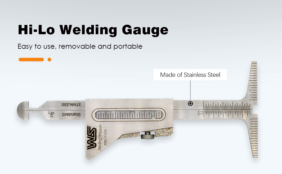 Amazon.com: Hi-Lo Welding Gauge Standard & Metric Pipe Weld Misalignment Tool Fillet Leg Length ...