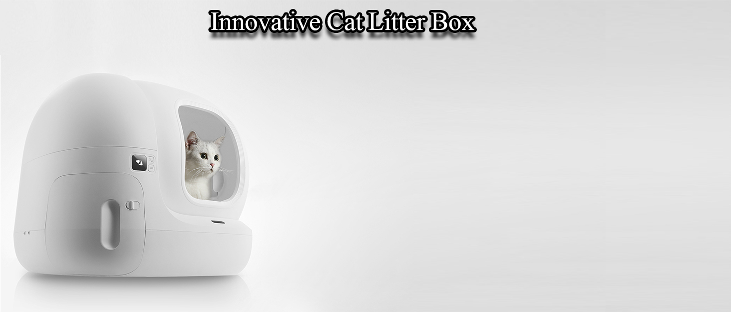 Amazon.com : Self Cleaning Cat Litter Box, New Version Automatic Cats Litter Box APP Remote ...