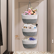 Amazon.com: Over the Door Hanging Basket, 3-tier Wall Mount Hanging ...