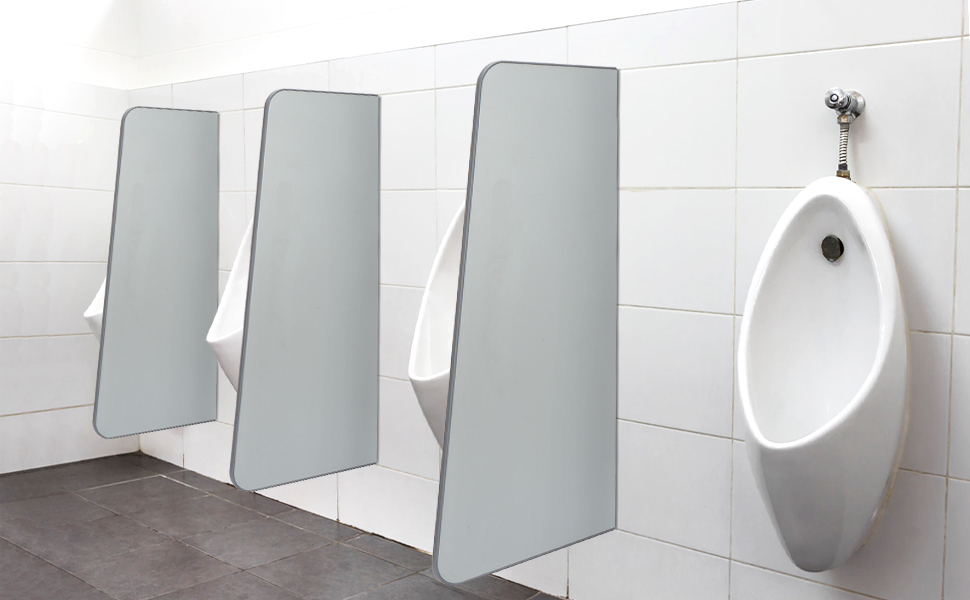 Urinal Partition,1 PCS Bathroom Partition,Toilet Protection Divider,Wall-Mounted Urinal Screen ...