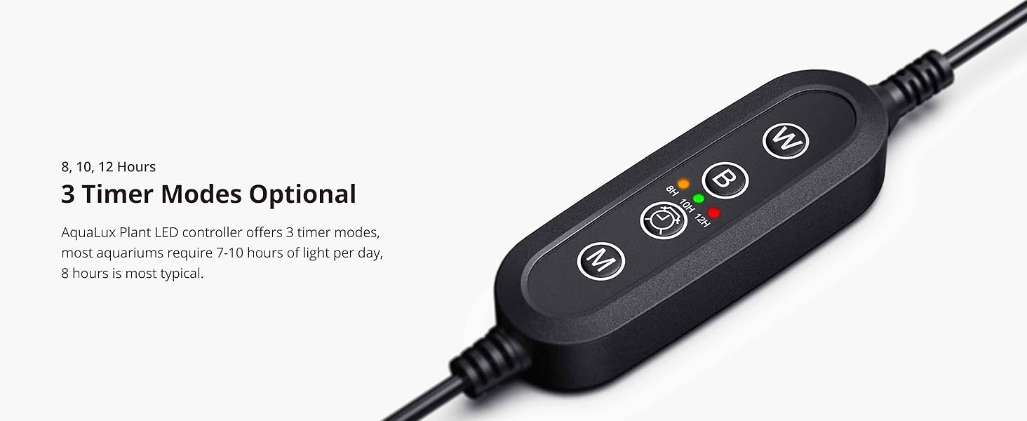 NICREW HyperReef Aquarium LED Reef Light 30W, Dimmable Full Spectrum Marine LED Light for ...