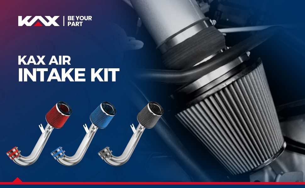 Amazon.com: KAX Cold Air Intake Kit for 3" Universal Upgraded Air Intake System Kit Compatible ...