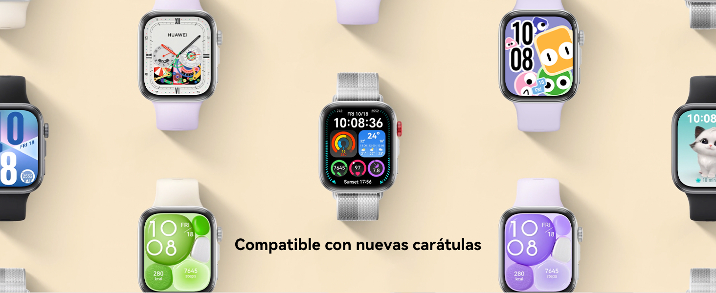 HUAWEI Watch FIT 4 Smartwatch con GPS, Pantalla de 1.82", 100+ Modos Deportivos, Rastreador de ...