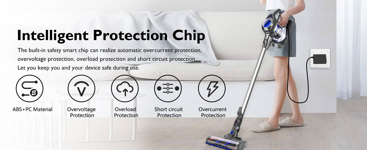 Amazon.com: 26V Vacuum Charger Compatible with Moosoo Cordless Stick Vacuum Cleaner XL-618A X6 ...