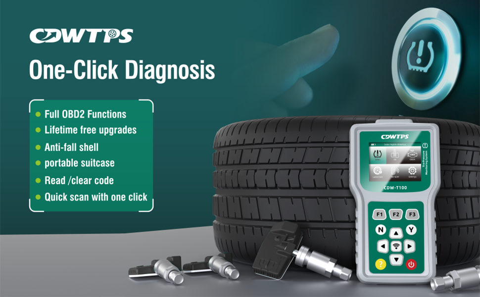 Amazon.com: CDWTPS TPMS T-100 TPMS Programming Tool, Activate/Relearn ...