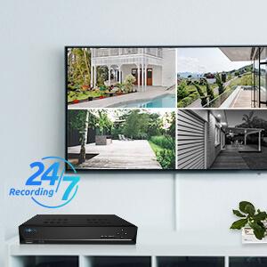 Amazon.com : Home Security Camera System, Reolink 3MP HD Plug-in Indoor ...