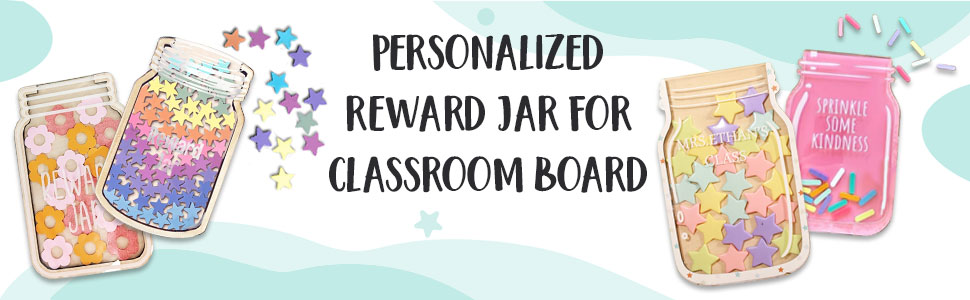 Amazon.com : MDPrints Reward Jar Classroom, 16-100 Tokens Custom ...