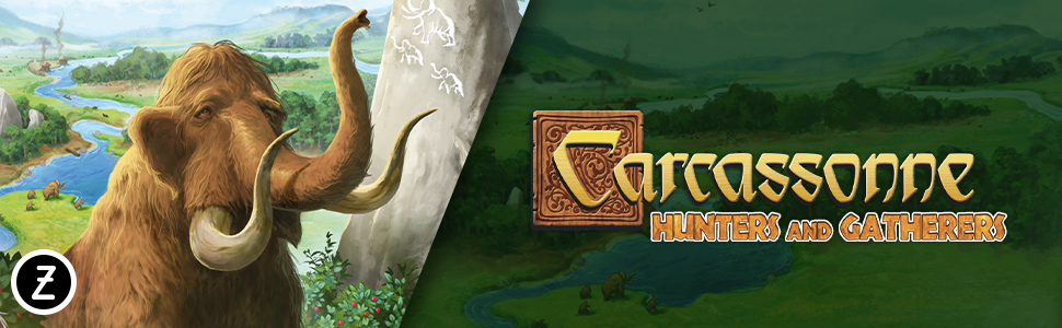 Carcassonne: Hunter and gatherers – English Version – A game by Z-Man Games |2 to 5 player game ...