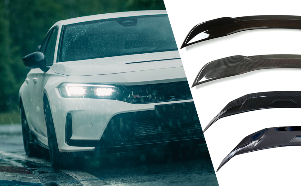 Amazon.com: AAriguthel Civic Spoiler Rear Spoiler Compatible with 2016-2021 Civic 10th Gen 4 ...