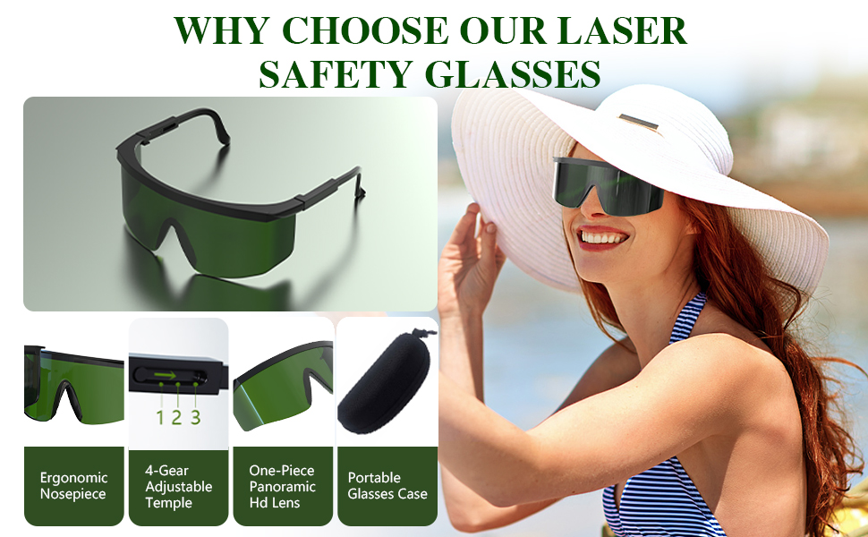 Amazon.com: iKeener Red Light Therapy Glasses, Eyes Protection for Tanning Goggles,200-2200nm ...