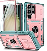 Pilaru 3 in 1 for Samsung S23 Ultra Case | With Front Frame | [Separate] 2 Screen Protectors ...