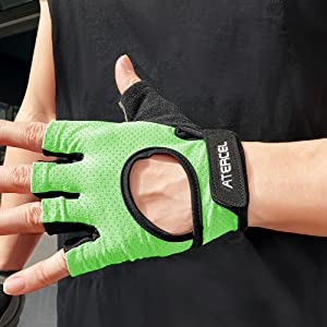 ATERCEL Weight Lifting Gloves Full Palm Protection, Workout Gloves for Gym, Cycling, Exercise ...