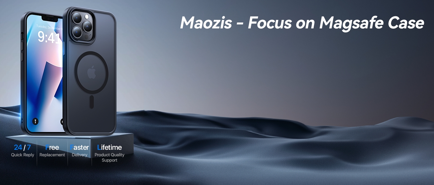 Amazon.com: Maozis Magnetic Designed for iPhone 12 Pro Max Case [Compatible with Magsafe ...