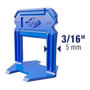 QEP Xtreme Tile Leveling System, Part A, Clips for 3/16" Grout (500 ...