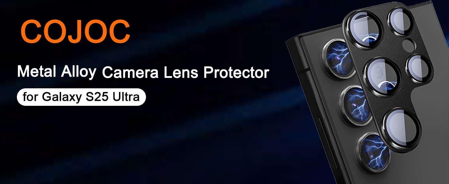 Amazon.com: COJOC for Samsung Galaxy S25 Ultra Camera Lens Protector, [Full Coverage] [Anti ...