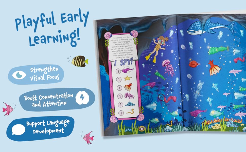 I Spy Ocean Animals: Spot Sharks, Dolphins, Whales & More on an ...