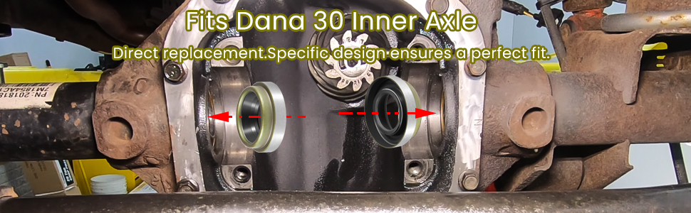 Amazon.com: 46470 Oil Seals Fits For Dana 30 Inner Axle For Jeep CJ TJ Cherokee Wrangler YJ JK ...